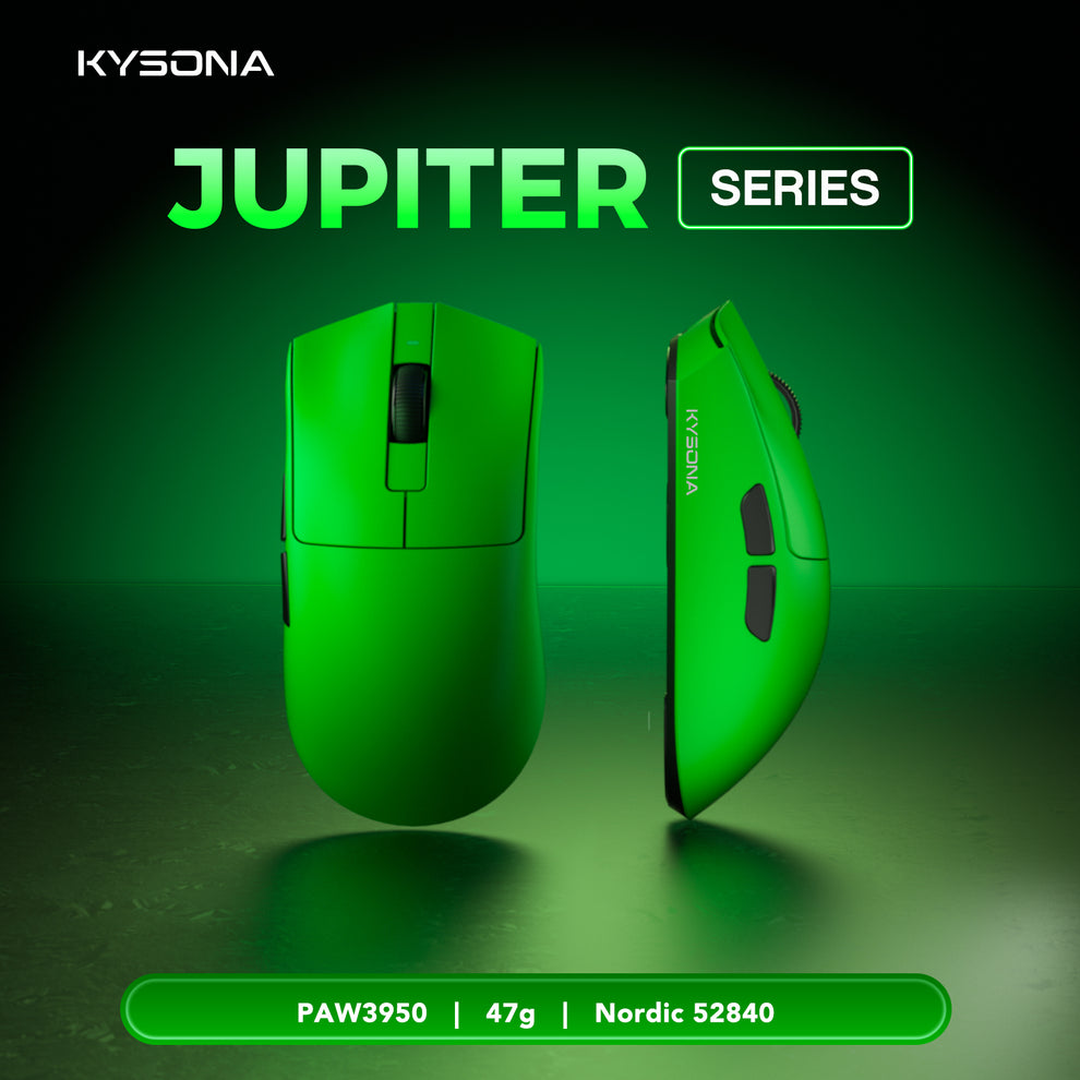 KYSONA Jupiter Esports Green Series Wireless Gaming Mouse – KYSONA ...