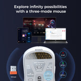 KYSONA M600 ULTRA-Lightweight Wireless Gaming Mouse with Glass Skates ...