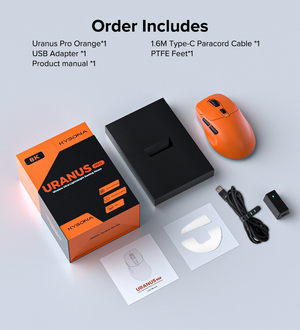 Wireless Gaming Mouse Uranus – KYSONA Official Store
