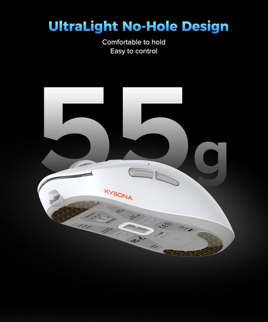 New KYSONA M600 V2 Wireless Gaming Mouse – KYSONA Official Store